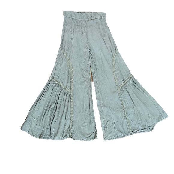 EARTHBOUND | Pants & Jumpsuits | Earthbound Womens Green Wide Leg Pants ...